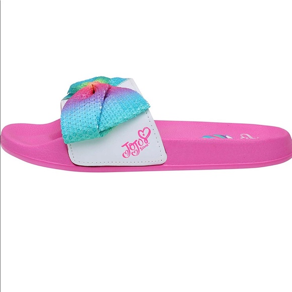 JoJo Siwa | Shoes | Jojo Siwa Unicorn Open Toe Slide Wsignature Bow ...